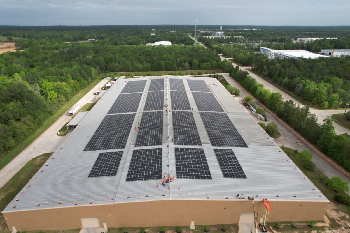 Largest solar installation in Conroe, TX completed By Stainless Structurals & Freedom Solar ...